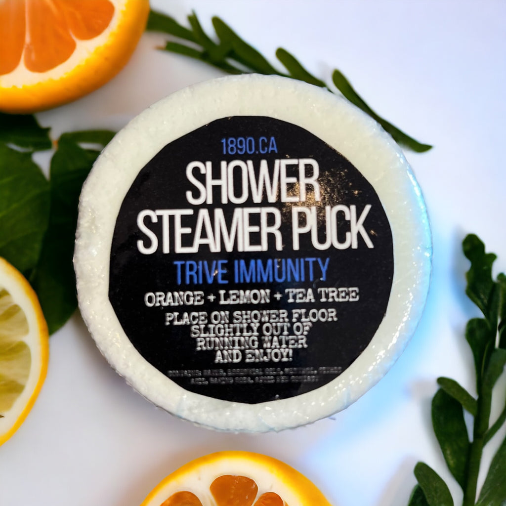 “Shower Steamer Puck" (Thrive Imunnity) Orange+Lemon+ Tea Tree – 1890 ...